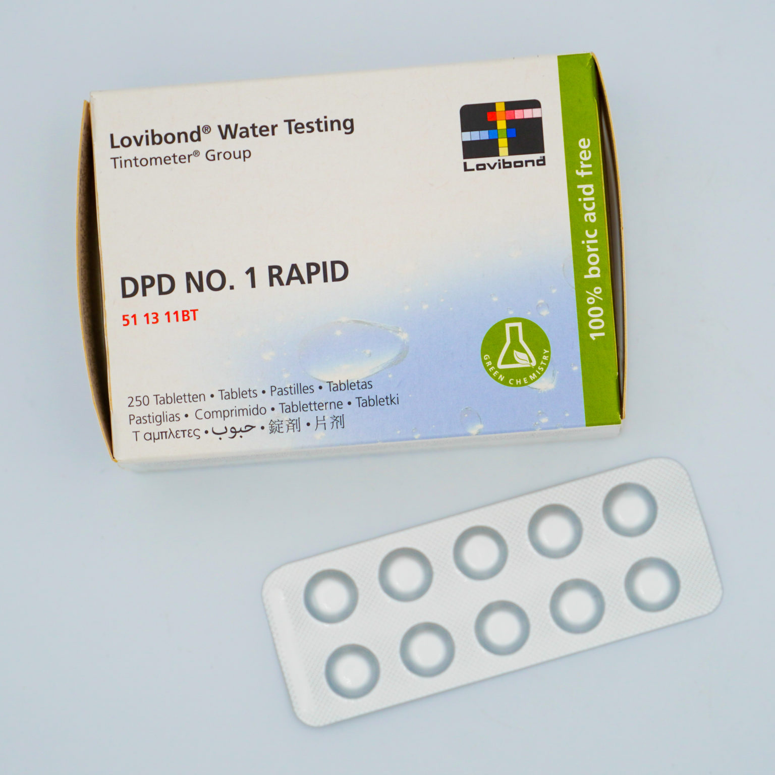 LOVIBOND – DPD N°1 Rapid ( 1 Tablette ) - Piscines Loisirs