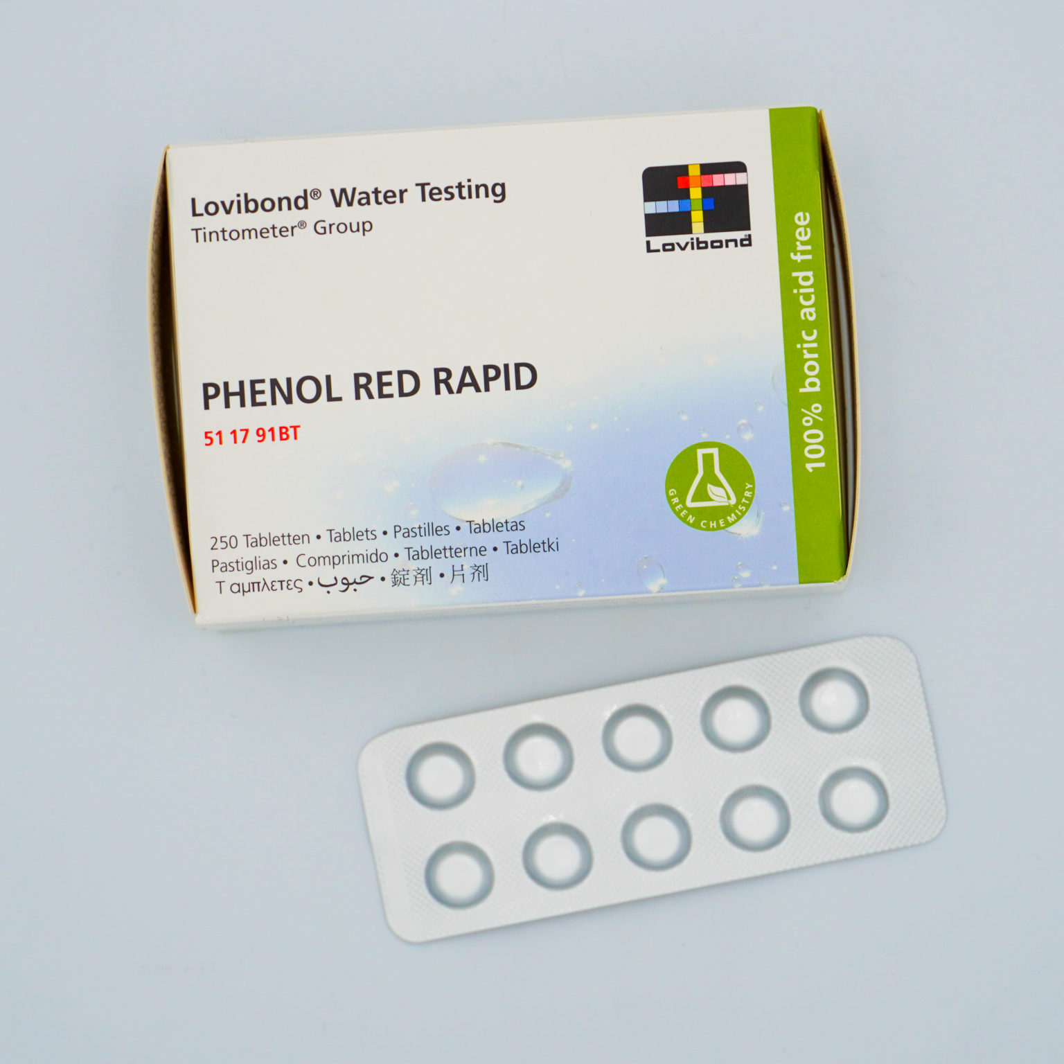 LOVIBOND – Phenol RED Rapid ( 1 Tablette ) - Piscines Loisirs